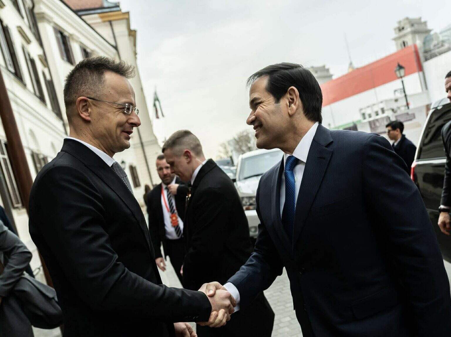 Szijjártó Péter a Karmelitában fogadta Marco Rubio amerikai ...